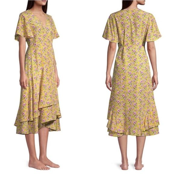Roberta Roller Rabbit | Dresses | Roller Rabbit Yellow Floral Prana ...